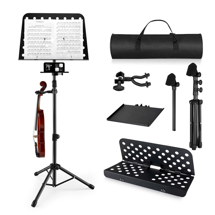 Vangoa Music Stand, Professional Portable Music Stand for Sheet Music