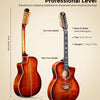 Vangoa VEG120 Pro 12 String Guitar Solid Wood, Twelve String Acoustic