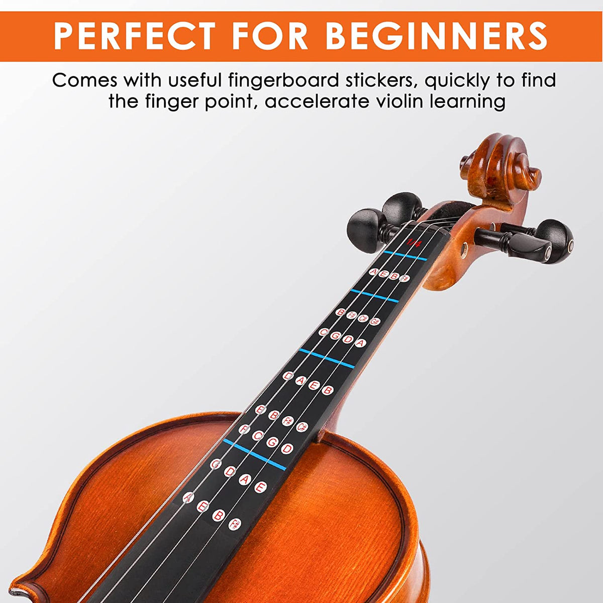 Vangoa Basic VV-1 1/4 Violin Set Fiddle for Beginners with Starter Kit